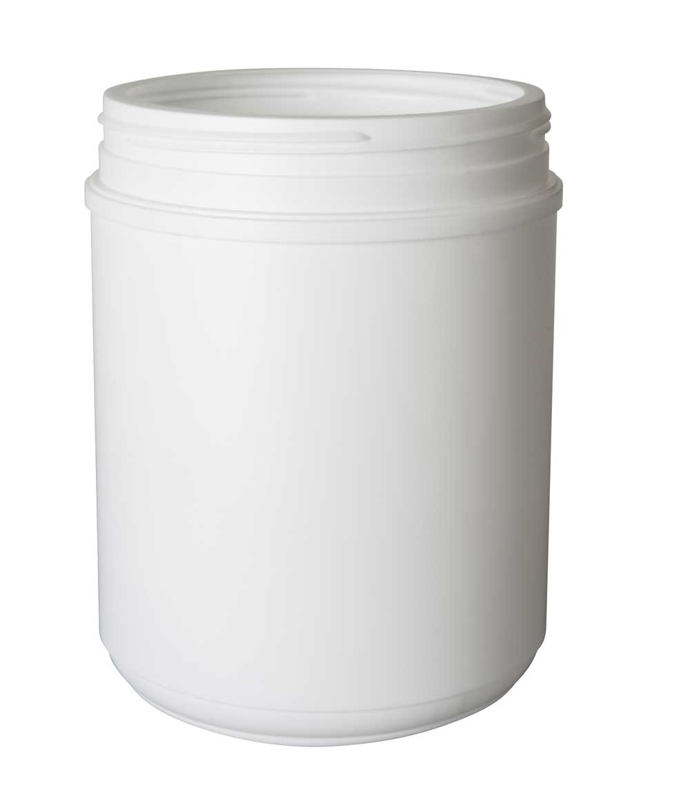 120 mm Triple Lead HDPE Canisters - 60 oz | Priority Plastics