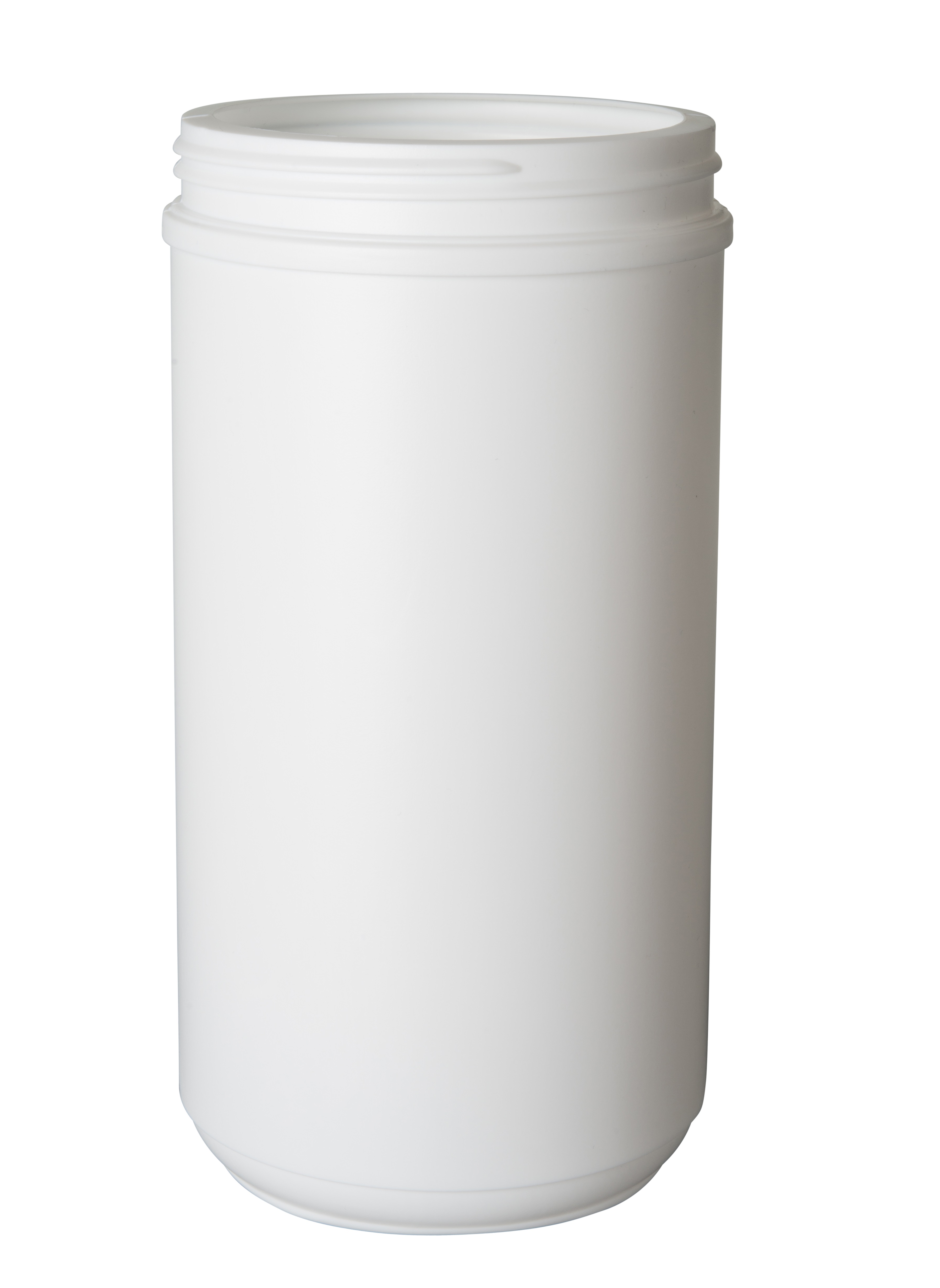 100 mm 5 TPI Single Lead HDPE Canisters - 52 oz | Priority Plastics