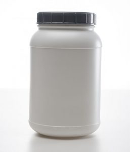 120 mm Triple Lead HDPE Canisters – 128 oz - Priority Plastics