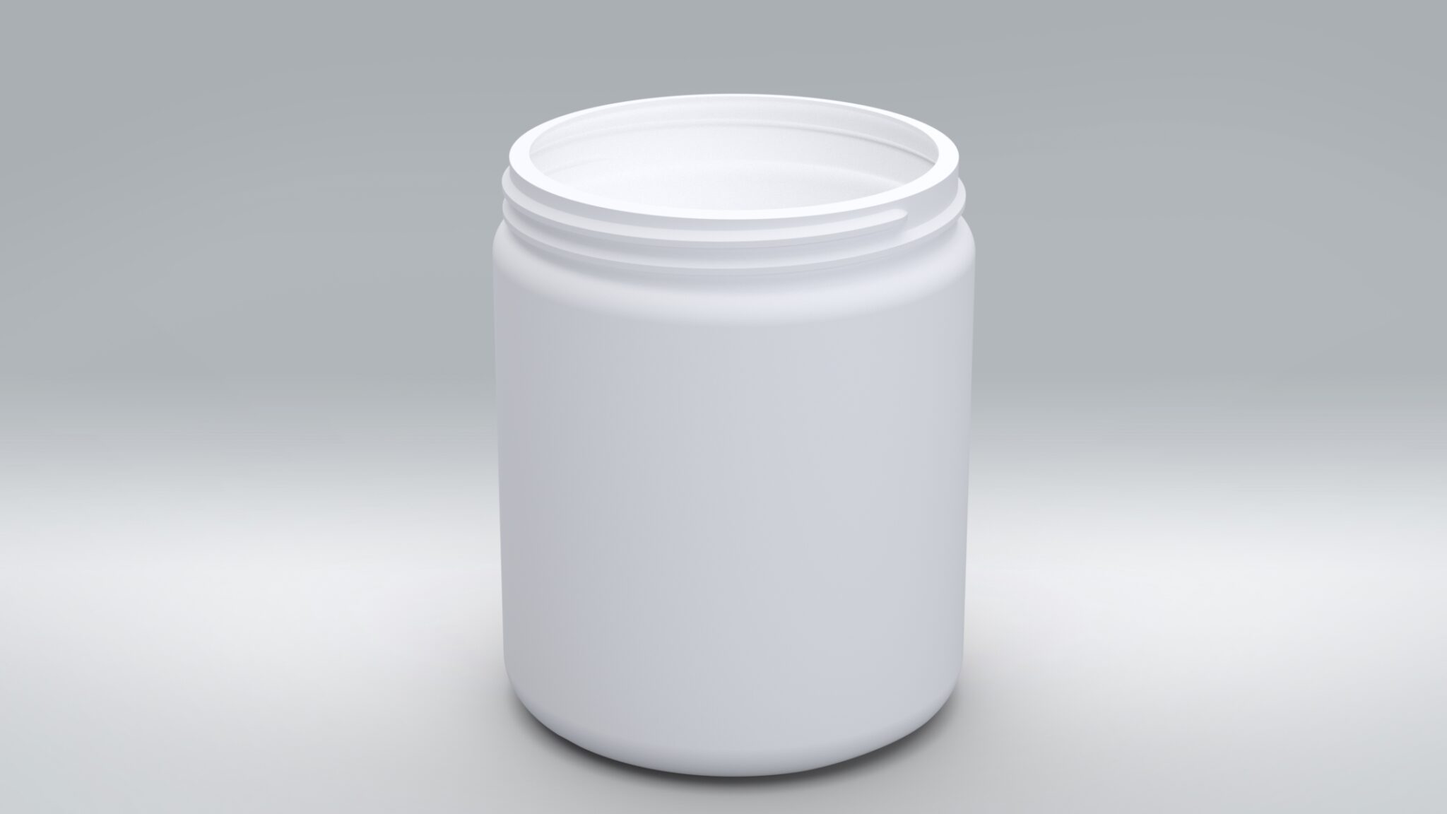 89 mm 5 TPI Single Lead SP400 HDPE Canisters – 23 oz (Straight Wall) - Priority Plastics